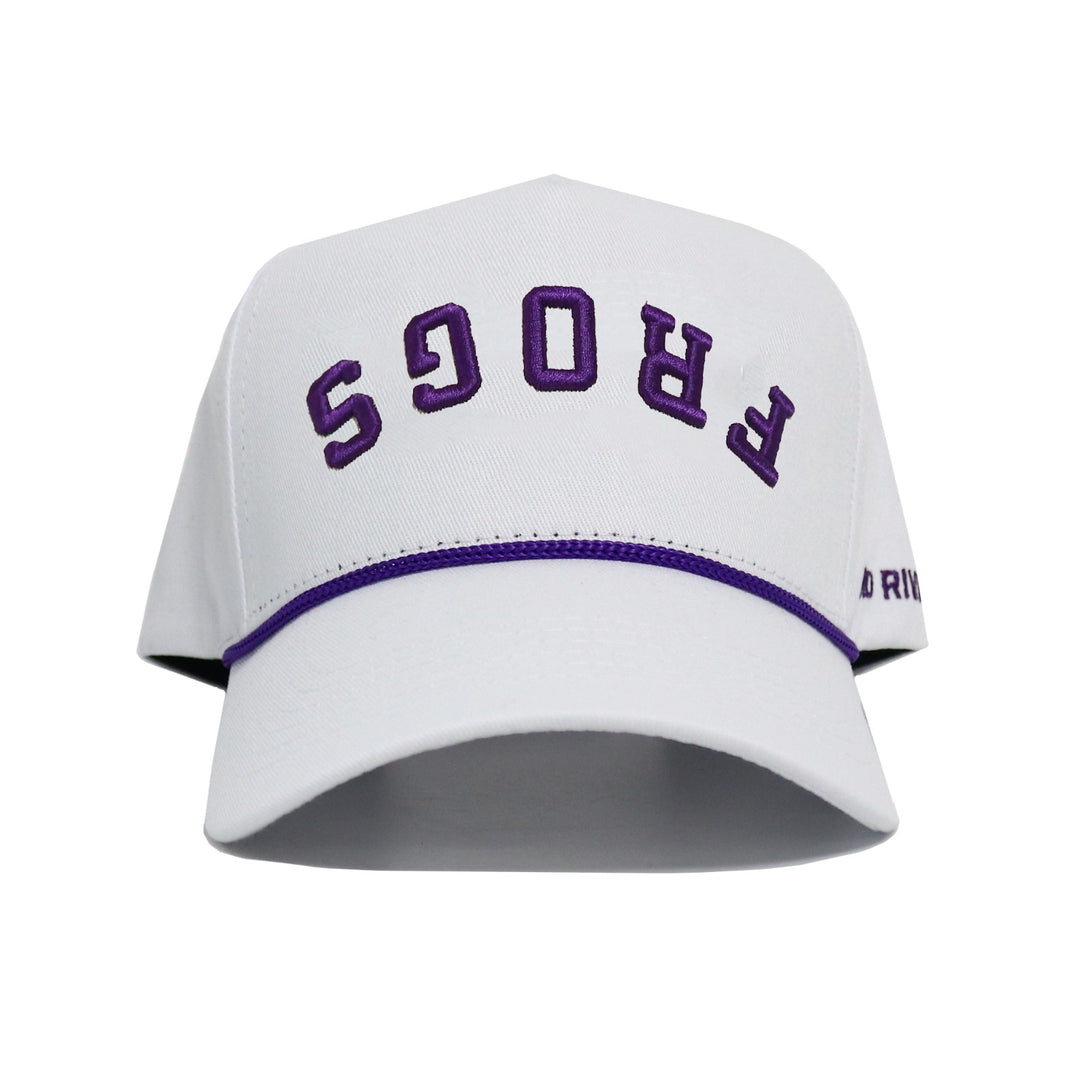 Upside Down FROGS Hat - TCU - Whiteout – No Rivals